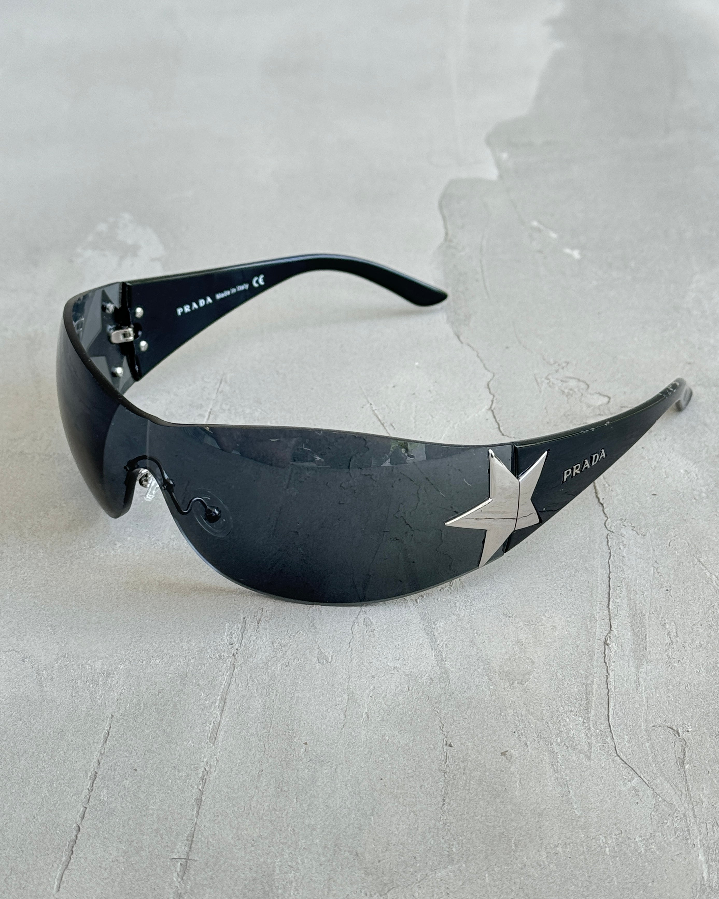 PRADA WRAP AROUND STAR SUNGLASSES – BAD MOUTH*